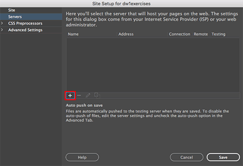 Site Definition in Dreamweaver CS5