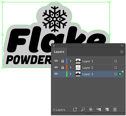 Illustrator I - Lecture 5 - Flake Logo Tutorial