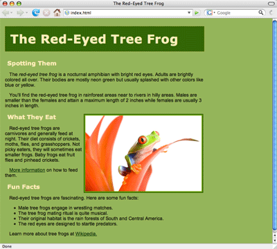 Intro to HTML and CSS